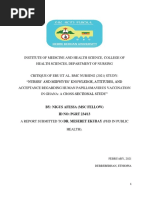 Example of Personal Statement | PDF | Epidemiology | Public Health