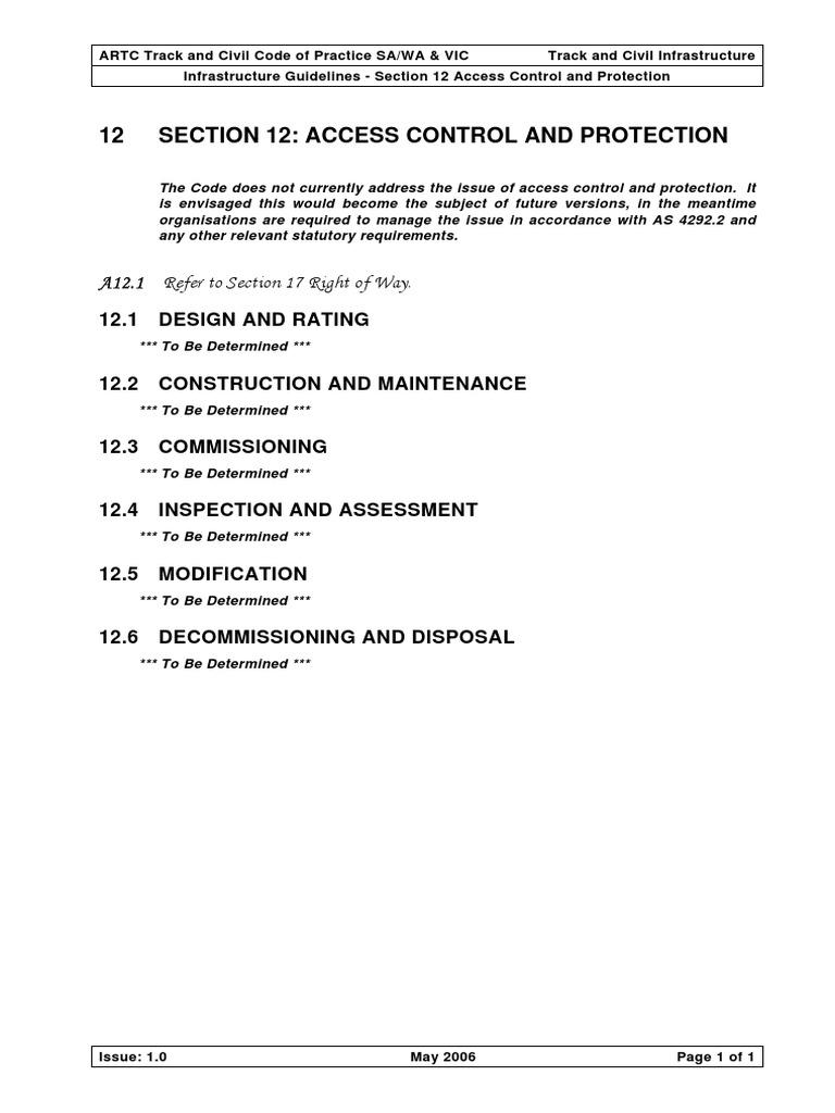 Sec 12 Access Control Protection | PDF