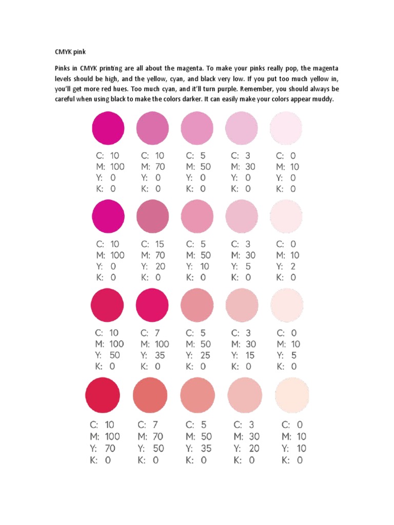CMYK Pink | PDF