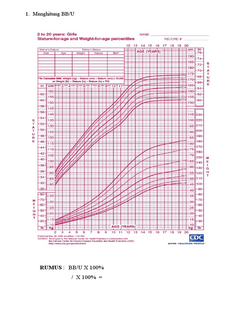 Menghitung BB/U | PDF