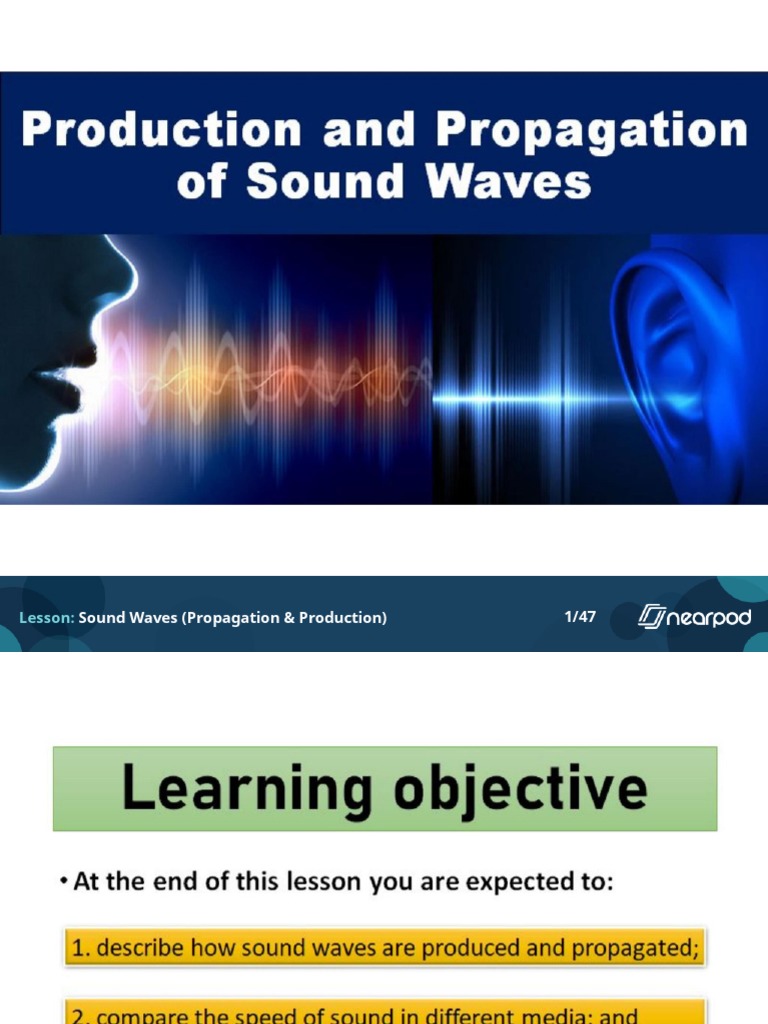 Sound Waves Propagation Production | PDF | Sound | Waves