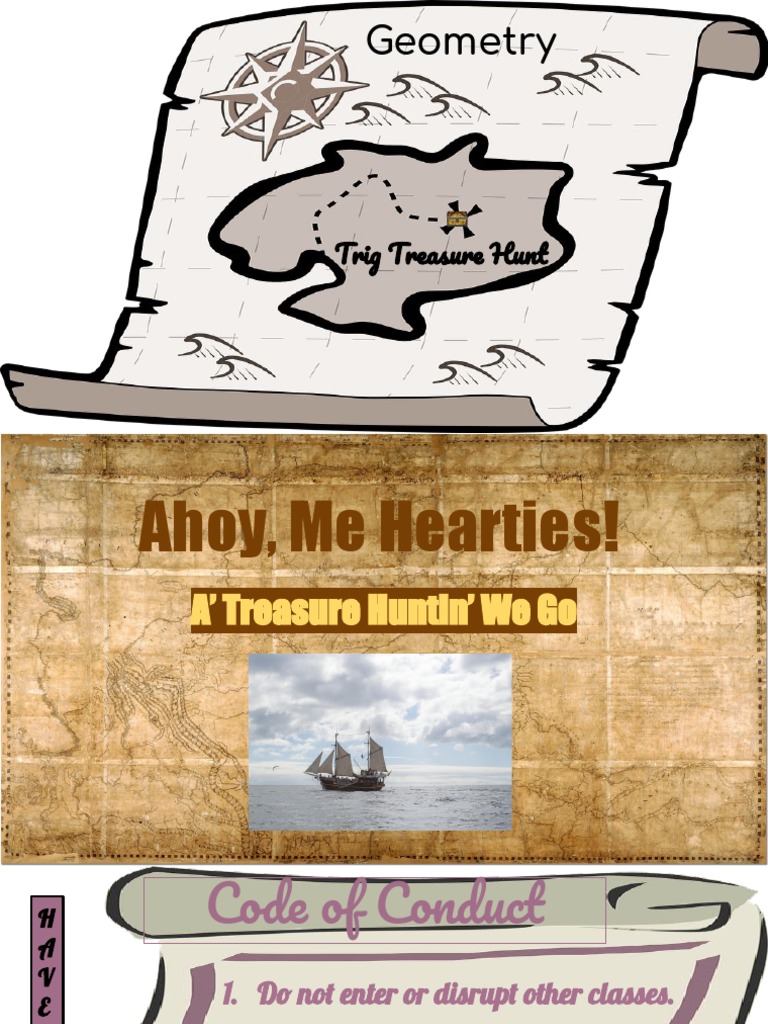 Geometry - Trig Treasure Hunt | PDF