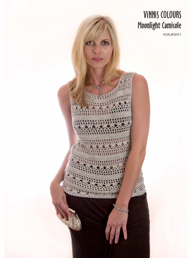 Moonlight Camisole Crochet Pattern | PDF | Crochet | Knitting