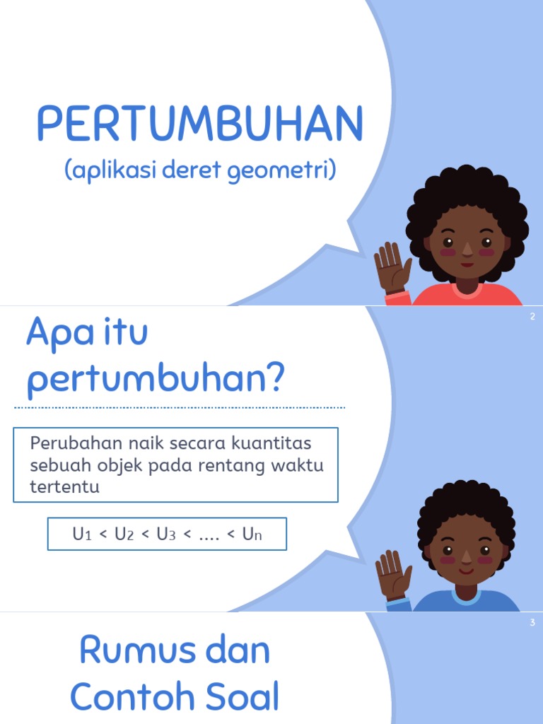 (Bu Sri 6 Sem 2) Pertumbuhan Peluruhan Apl Deret Geometri | PDF