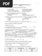 Science 10 - Chemistry Unit Test | PDF | Chemical Elements | Sulfate