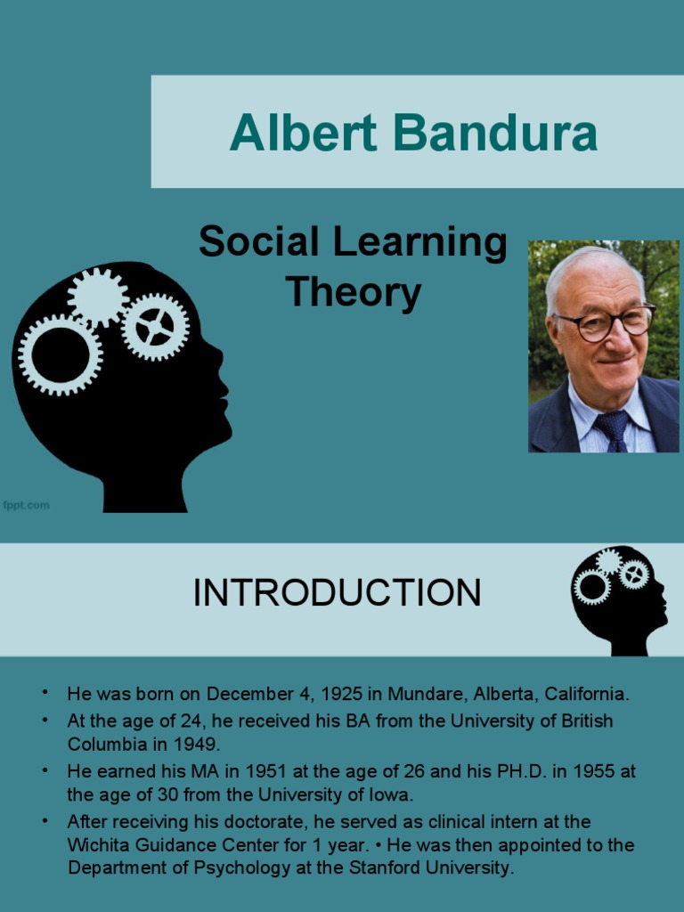 Albert Bandura: Social Learning Theory | PDF | Learning | Attention
