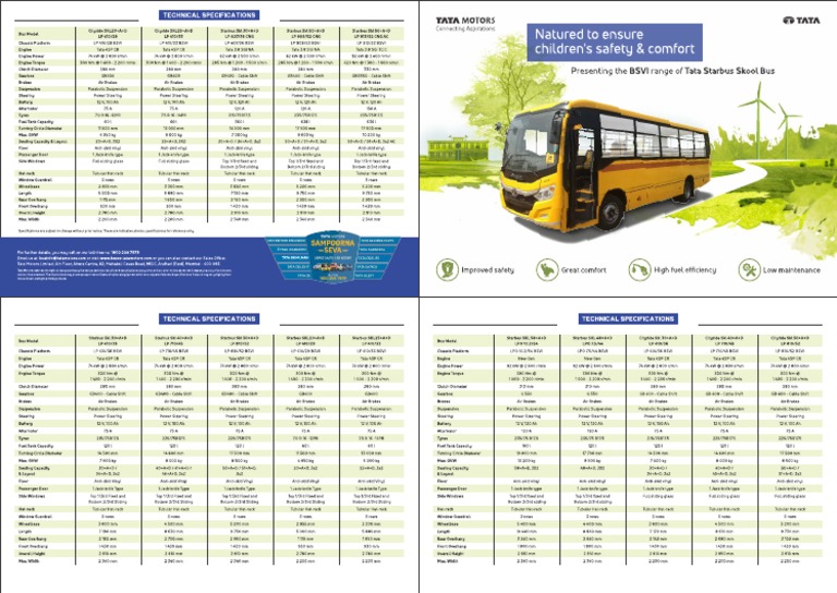School Bus Brochure BSVI 28feb20 | PDF