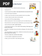Class 6 - My Daily Routine (Script) | PDF