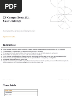 Case Study - ZS CAMPUS BEATS PDF | PDF | Download | Intellectual Property Law