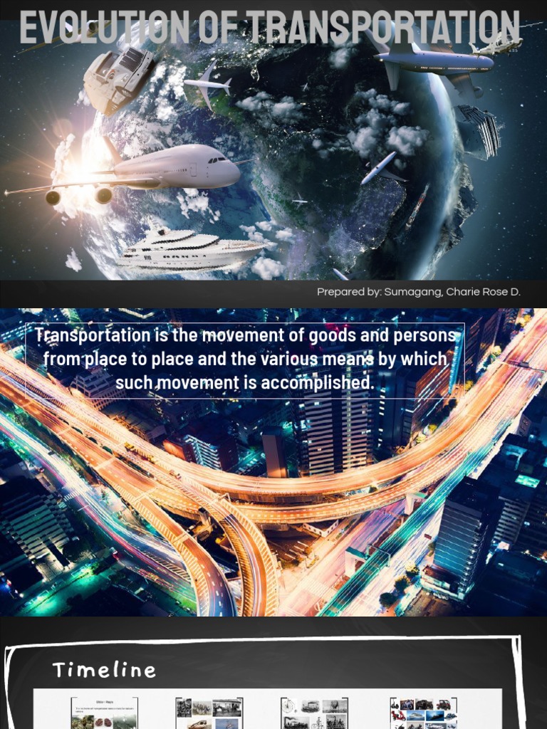 Evolution of Transportation Methods | PDF | Steam Engine | Engines
