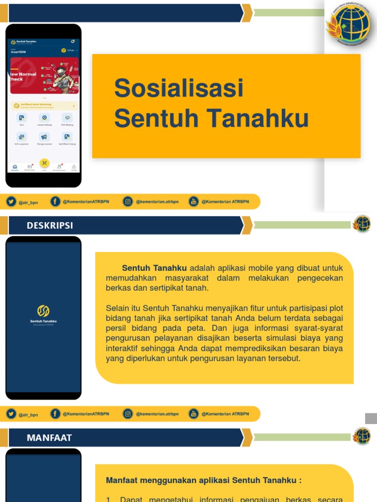 Sosialisasi Sentuh Tanahku | PDF