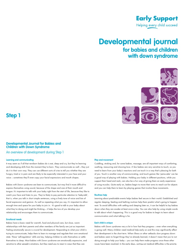 Developmental Journal: For Babies and Children With Down Syndrome | PDF ...