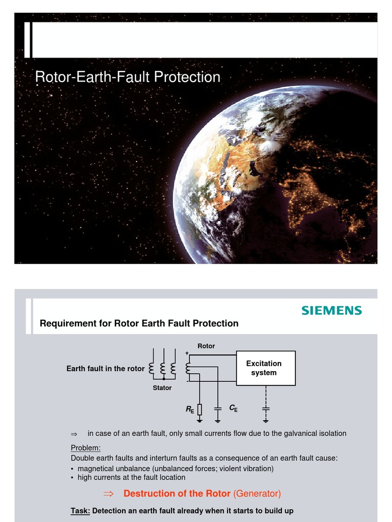 04 Rotor Earth Fault Protection | PDF