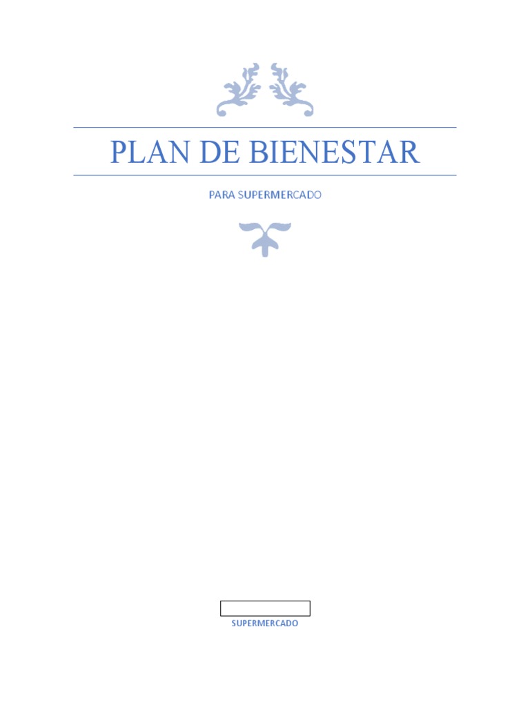 PlAN de Bienestar Laboral) | PDF | Bienestar | Gestión del talento