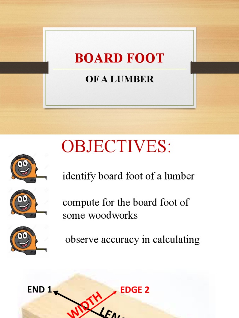 Calculate Board Foot | PDF | Length | Lumber