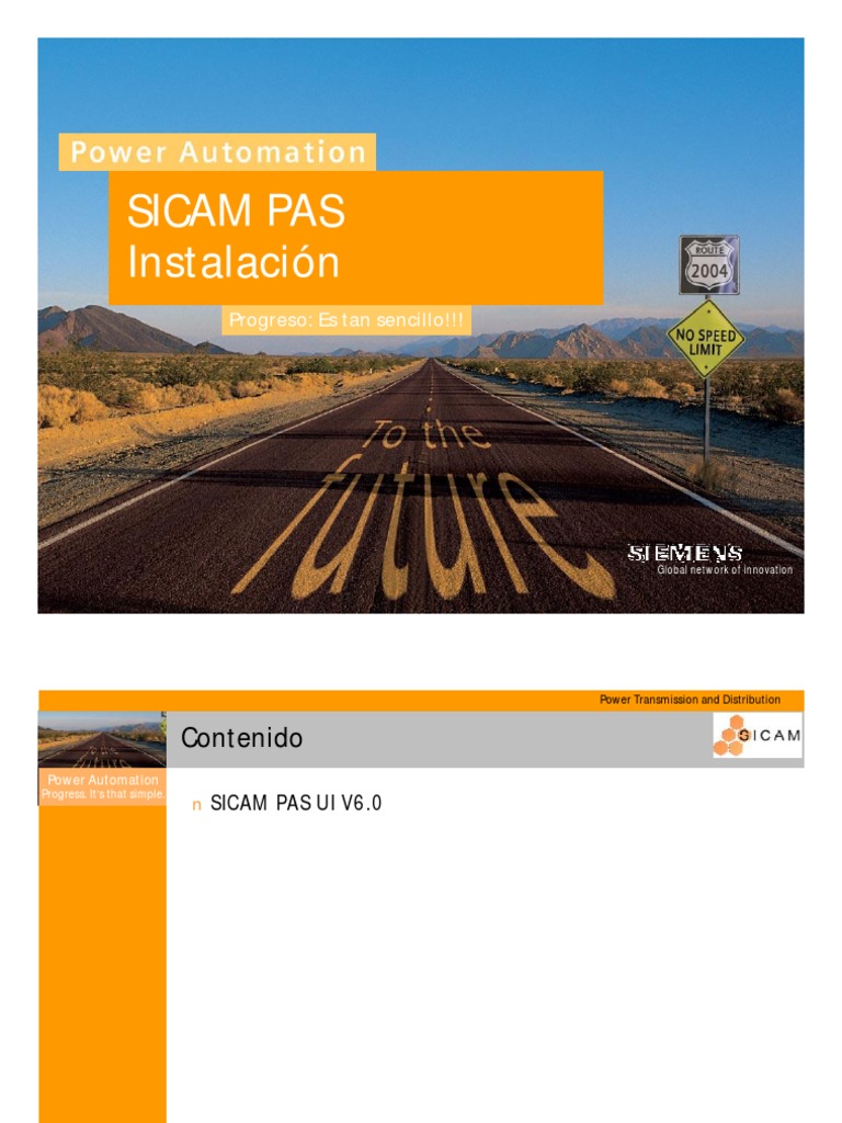 1 SICAM PAS Instalacion | PDF | Servidor (Computación) | Familias de ...