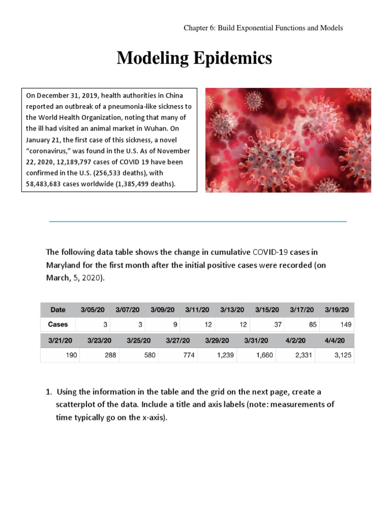 Chapter 6 - Build Exponential Functions and Models PDF | PDF