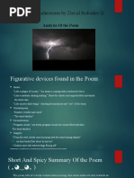 A Stylistic Analysis On The Poem An African Thunderstorm | PDF | Poetry