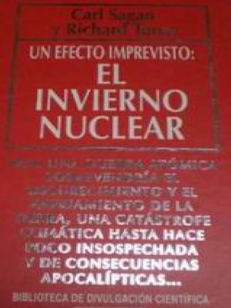 El Invierno Nuclear Carl Sagan 1990 | PDF | Guerra nuclear | Imperio ...