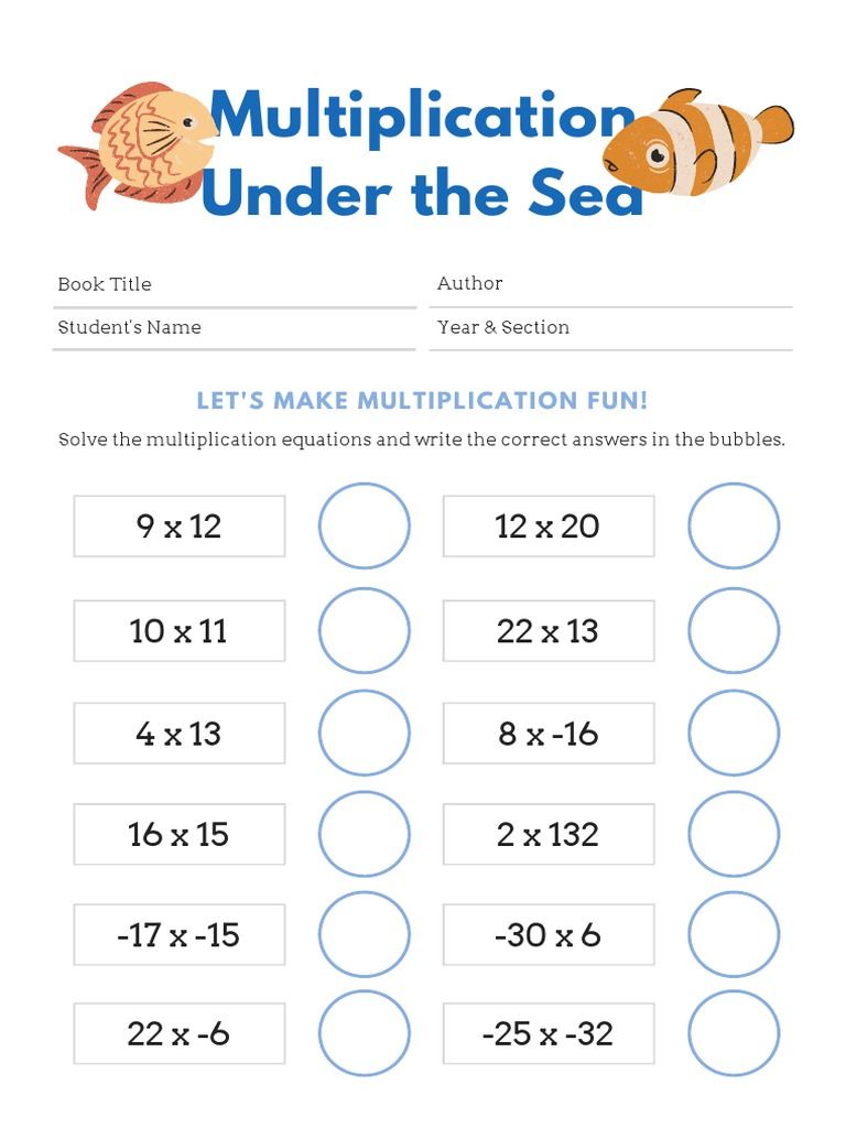 Multiplication | PDF