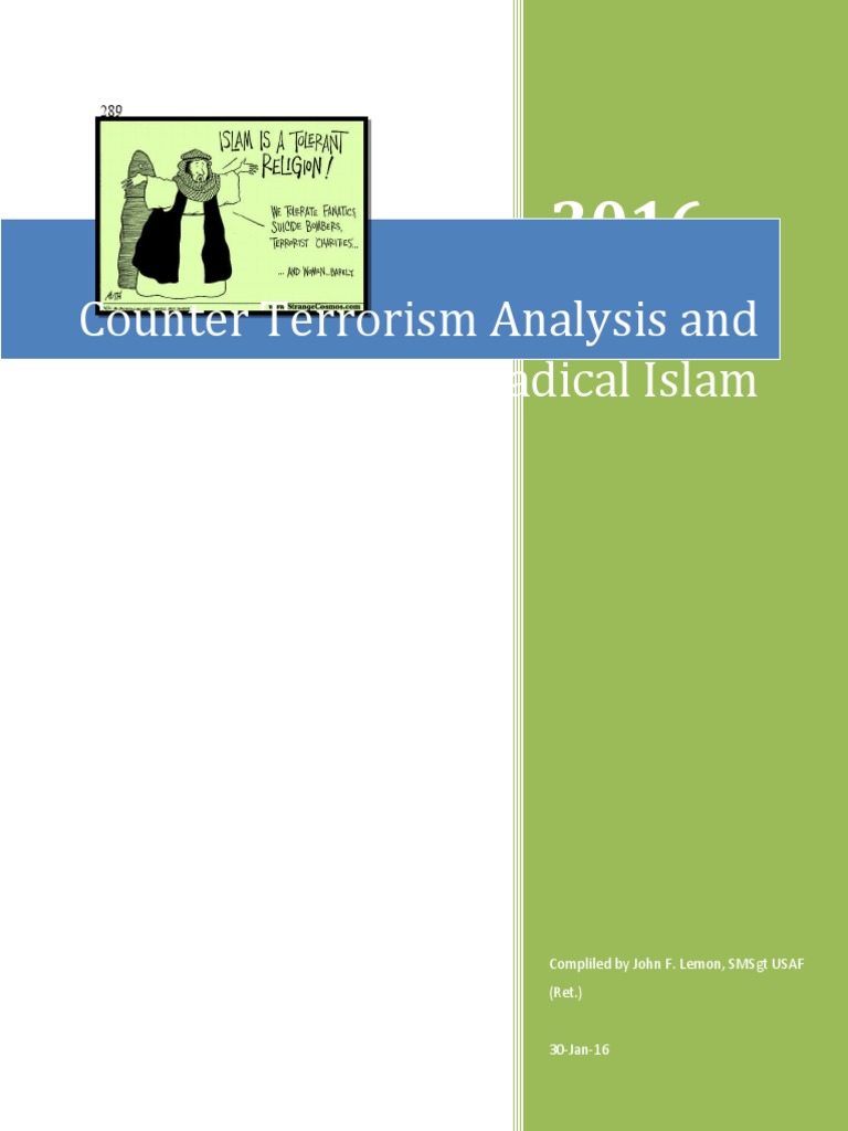 Counter Terrorism Analysis and Radical I | PDF | Wahhabism | Saudi Arabia