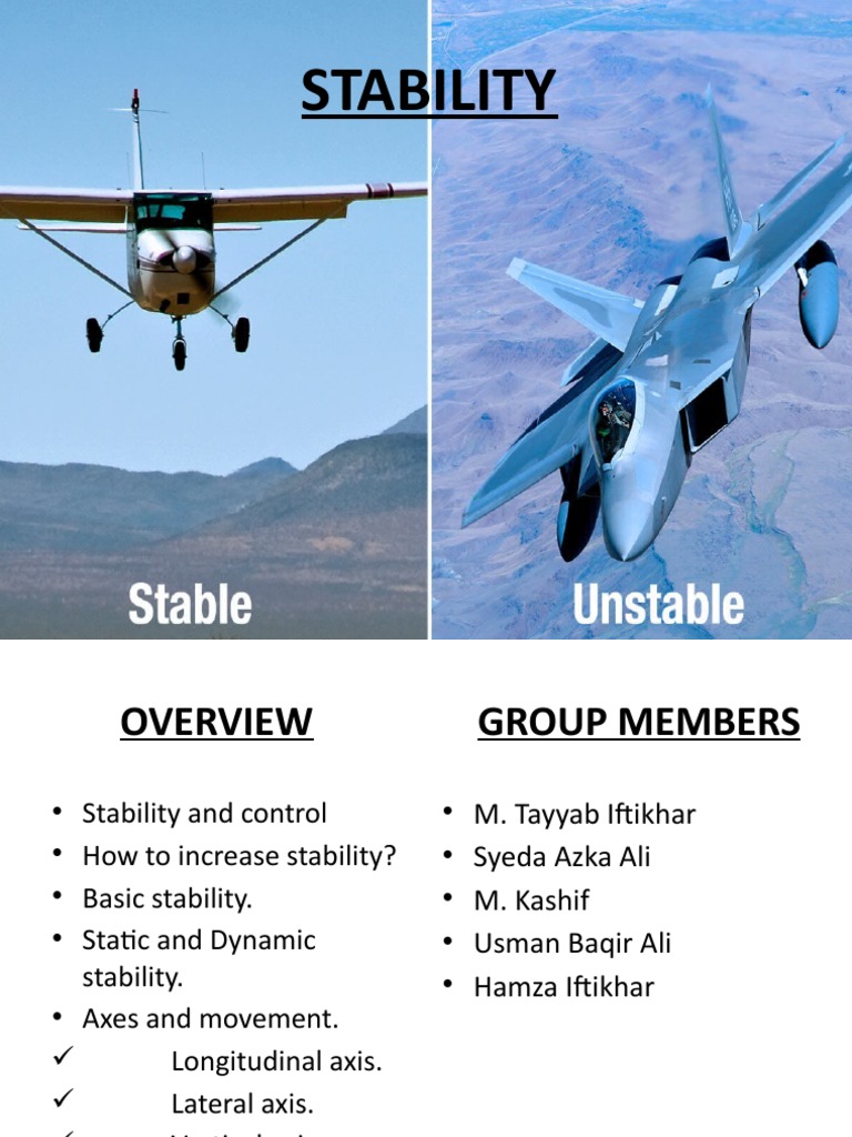 Stability in Aviation | PDF | Flight Control Surfaces | Flight