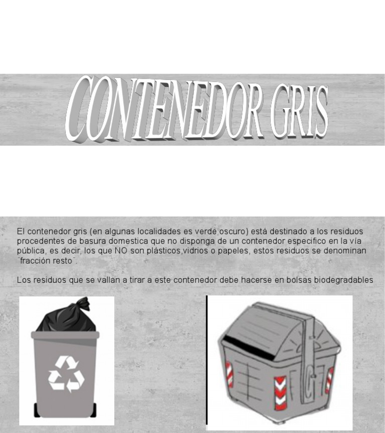 Contenedor Gris | PDF | Hogar, jardinería y bricolaje