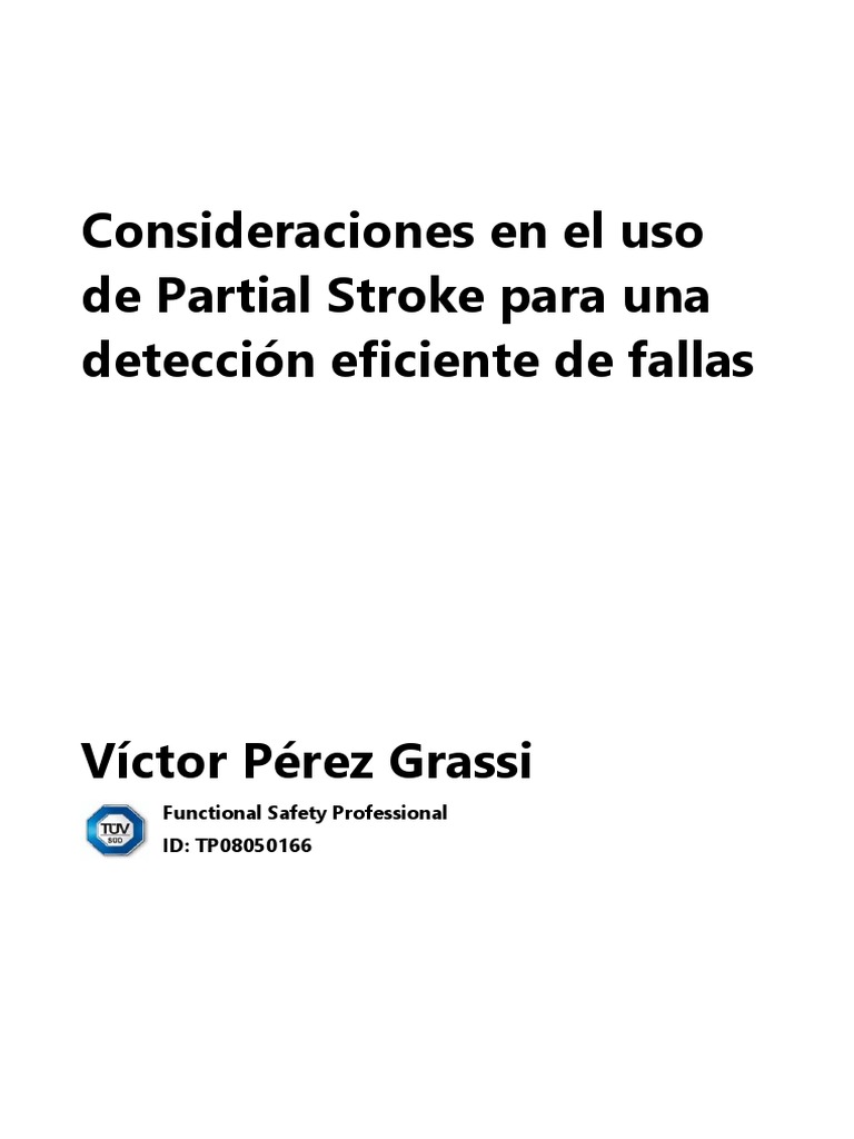 Uso Efectivo de Partial Stroke en Válvulas | PDF | Solenoide | Pruebas ...