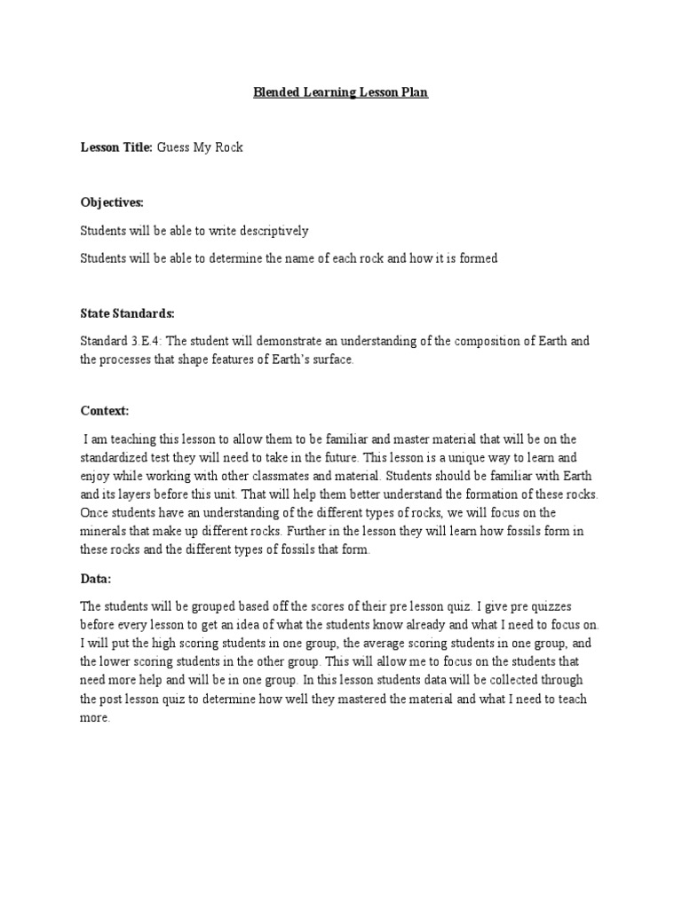 Module 204 Unit 5 Kaylee Gentry | PDF | Quiz | Rock (Geology)