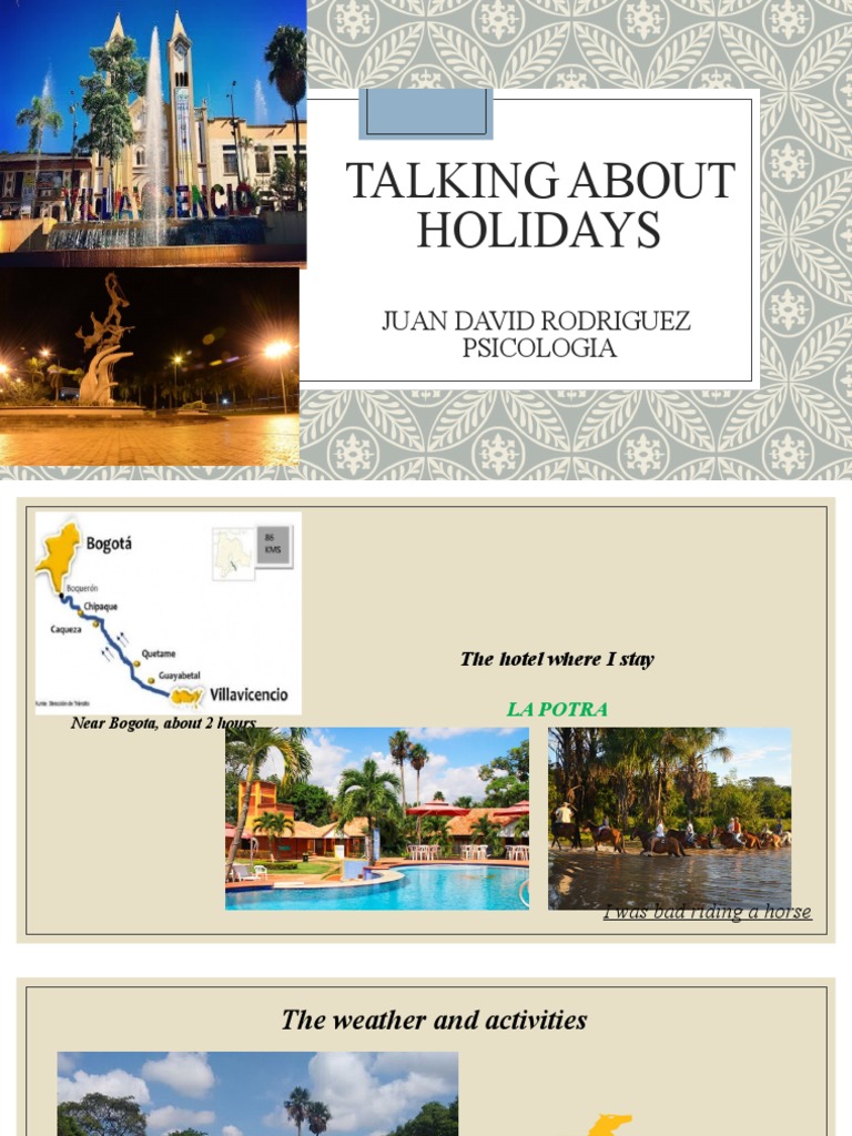 Talking About Holidays | PDF