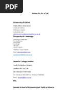 UK Map of Unis and Colleges by Region | PDF | Universities And Colleges ...