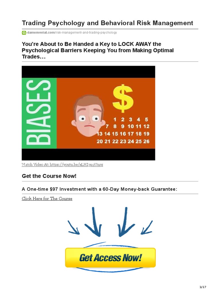 Trading Psychology and Behavioral Risk Management | PDF | Investor | Stocks