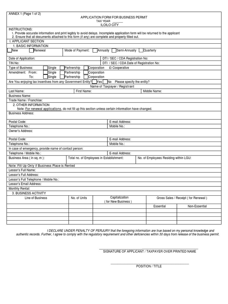 Application Form For Bus Permit v2 | PDF | Fire Safety | Fee