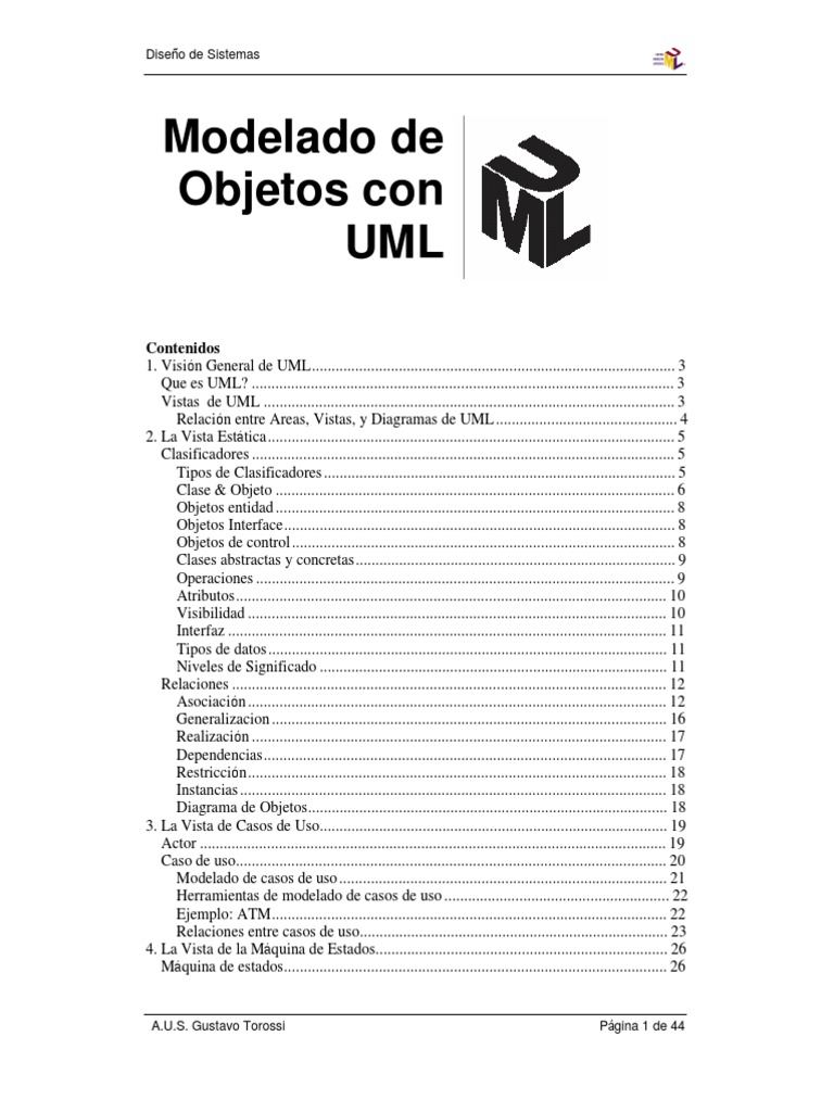 Modelado de sistemas con UML: una introducción al lenguaje de modelado unificado | PDF | Objeto ...