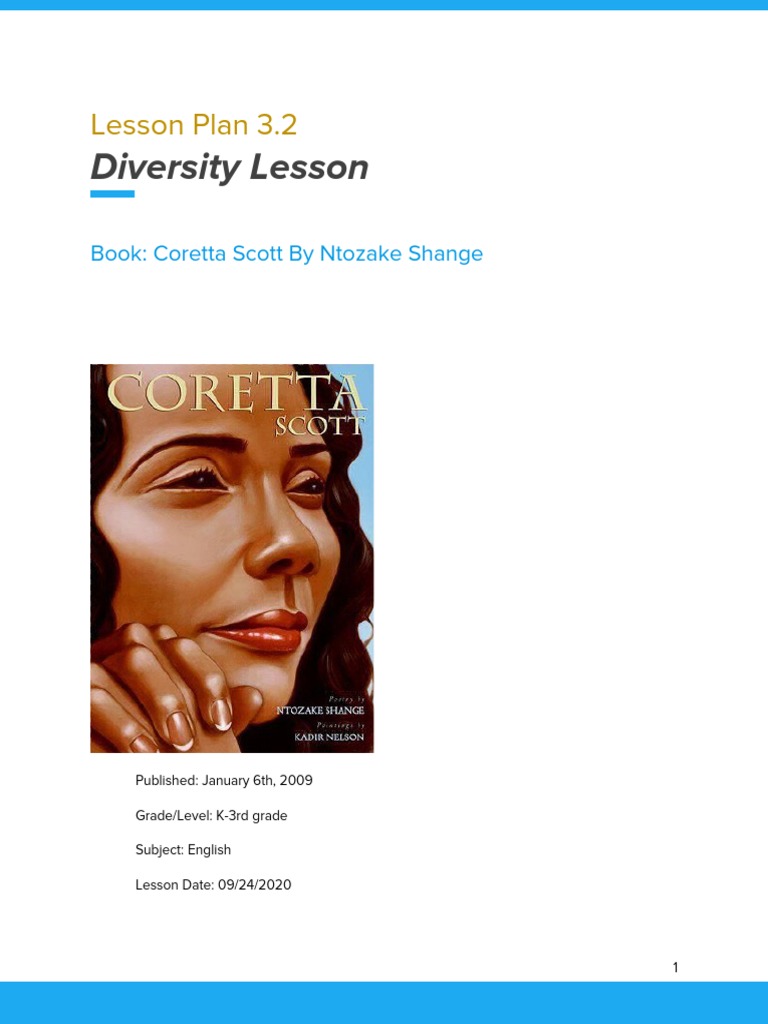 Edu 280 Lessonplan | Download Free PDF | Coretta Scott King | Question