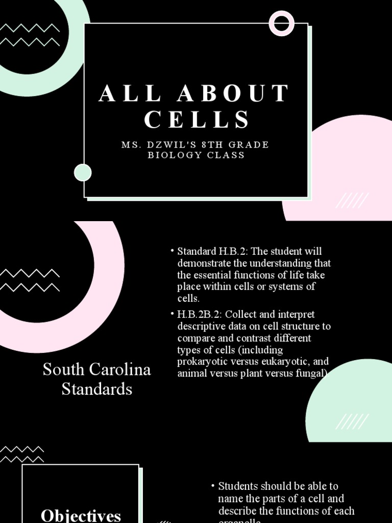 All About Cells: Ms. Dzwil'S 8Th Grade Biology Class | PDF | Cytoplasm ...