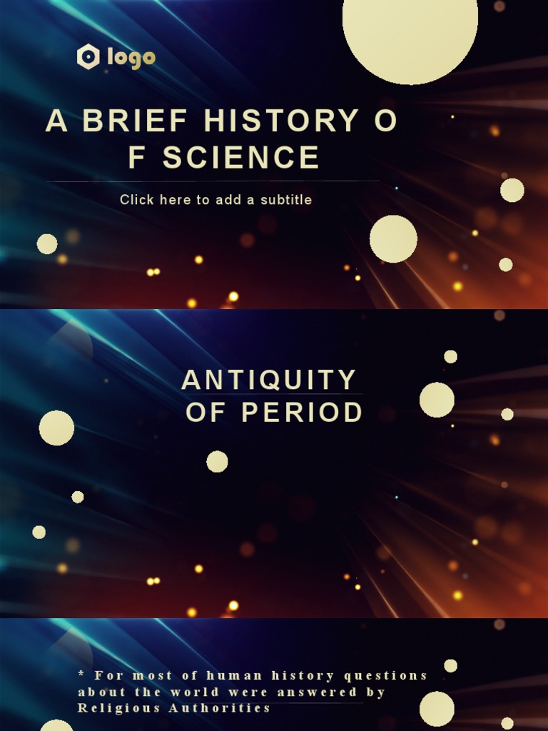 A Brief History of Science | PDF
