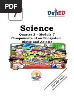 Science: Quarter 2 - Module 7: Biotic and Abiotic Components of An ...