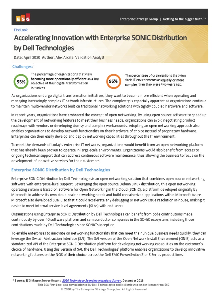 Accelerating Innovation With Enterprise Sonic Distribution by Dell ...
