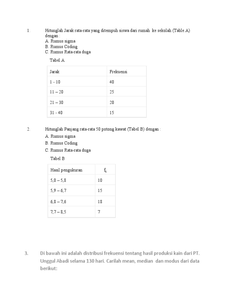 Latihan Soal 4321 | PDF