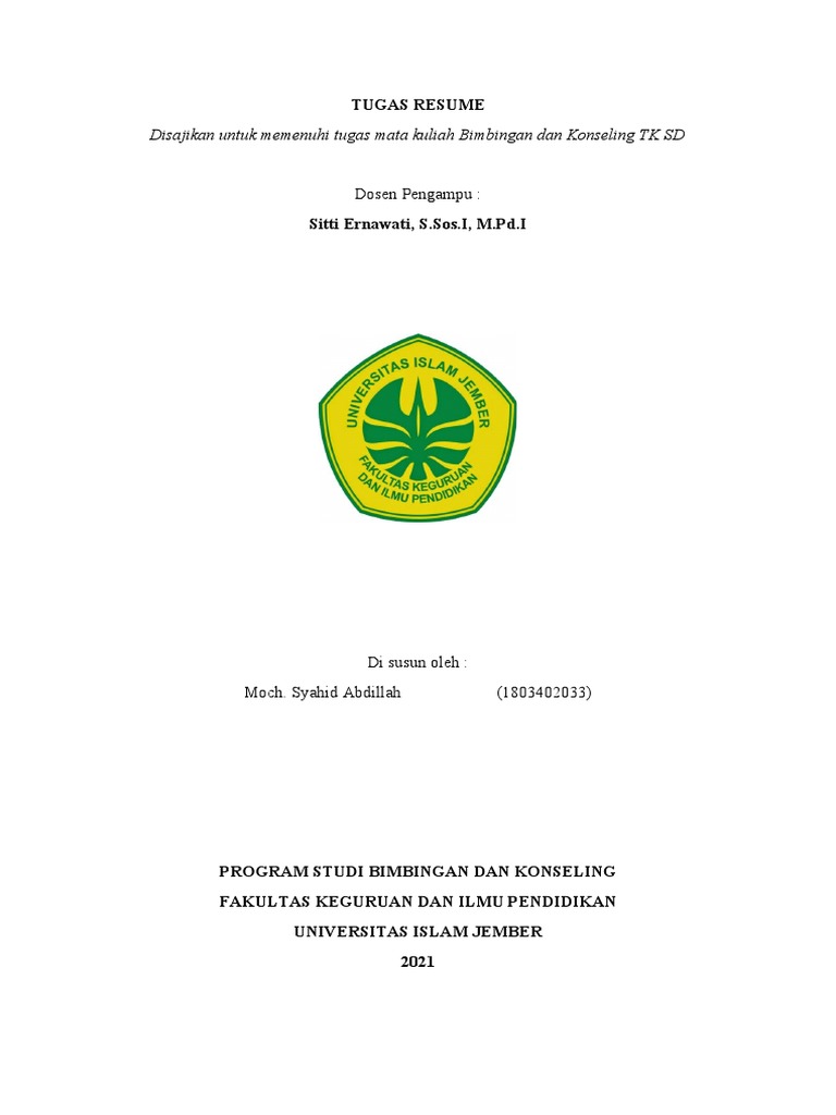 Tugas Resume 1 | PDF