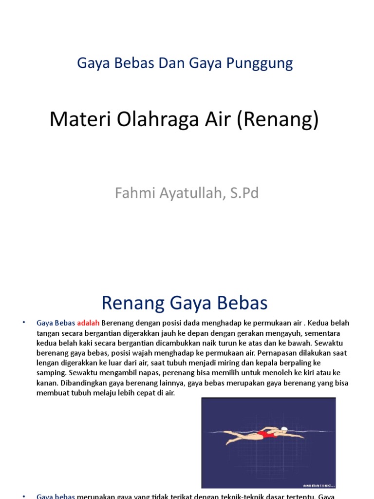 Materi Renang | PDF
