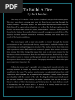 Man vs. Nature in "To Build a Fire" | PDF
