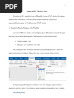 Formato APA 7 en Word: Guía Rápida | PDF