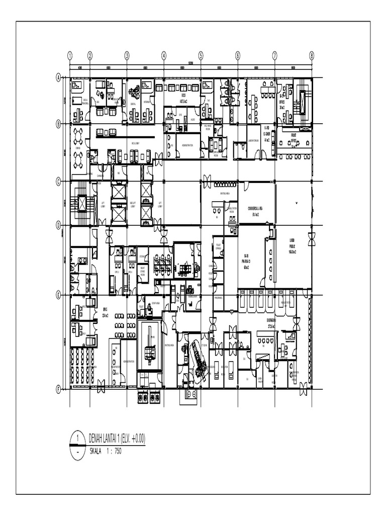 Denah Rumah Sakit - 9 Lantai | PDF | Health Care | Hospital And Clinic