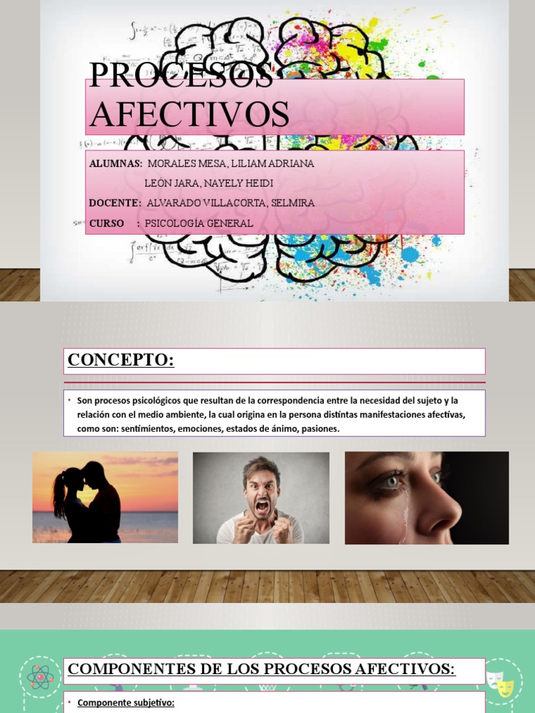 Procesos Afectivos | PDF | Las emociones | Estado de ánimo (psicología)