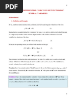 Module 1 - Differential Calculus | PDF | Function (Mathematics) | Variable (Mathematics)