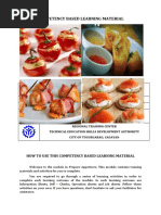CBLM Cookery NC II | PDF | Desserts | Cakes