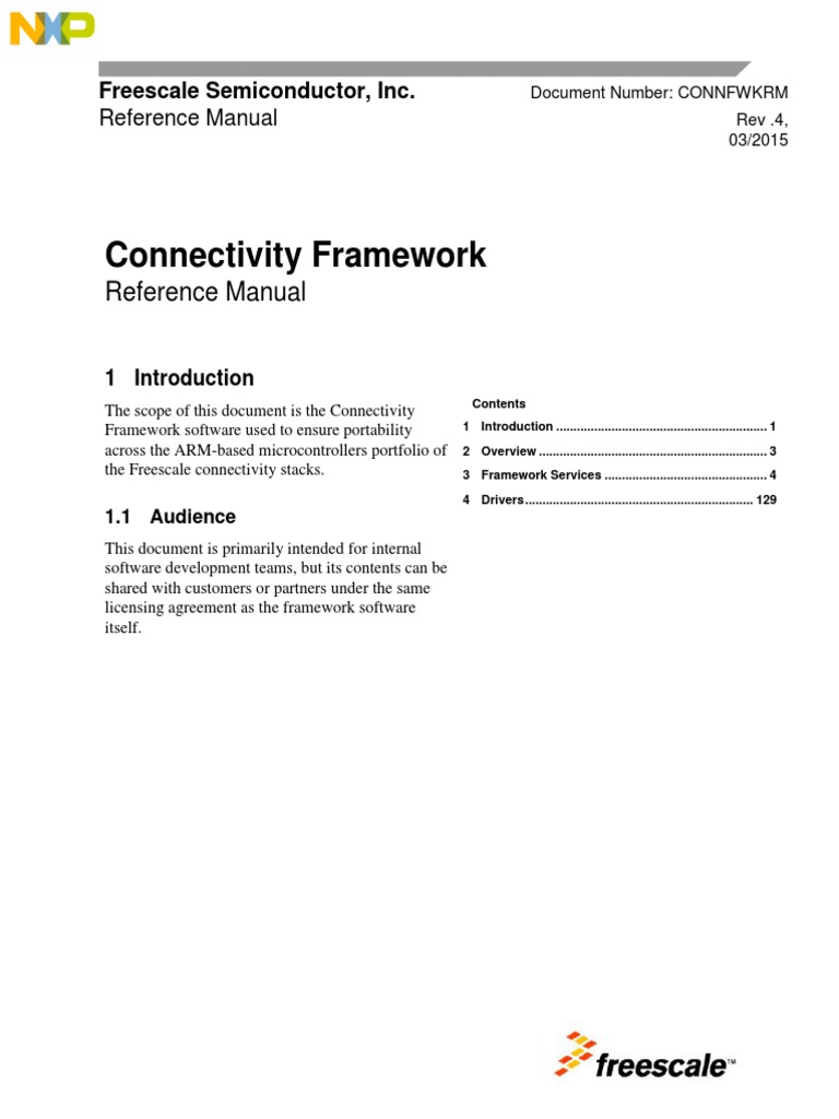 Connection Framework Ref Manual | PDF | Operating System | Pointer ...