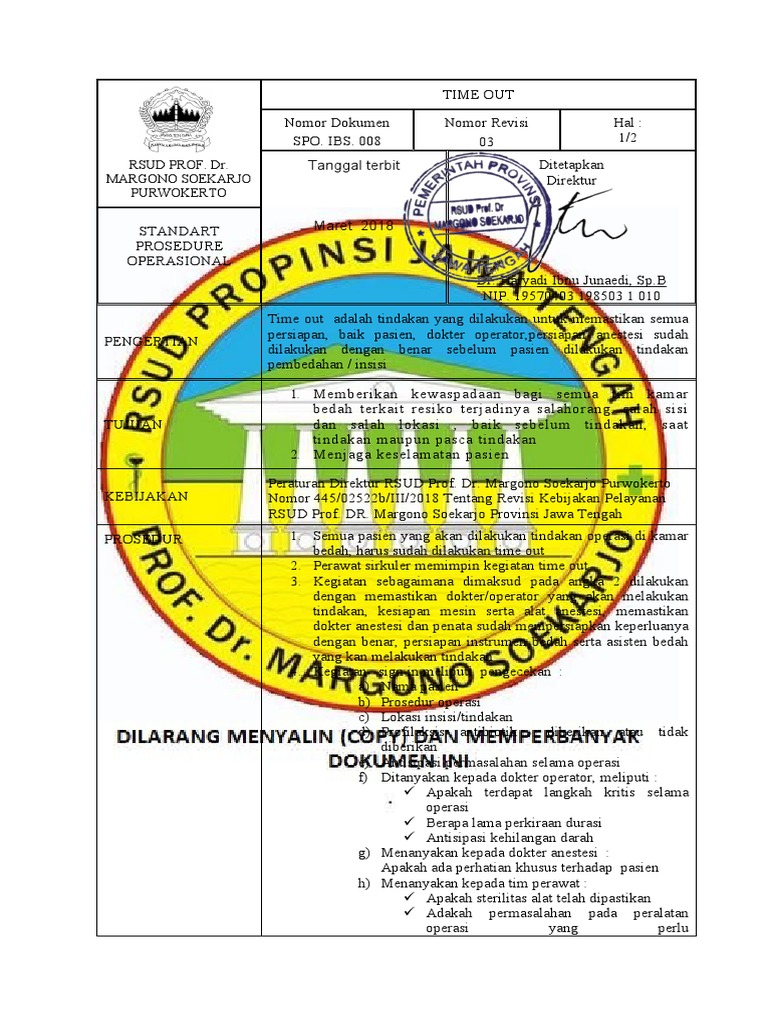 Spo Ibs 008 Time Out | PDF